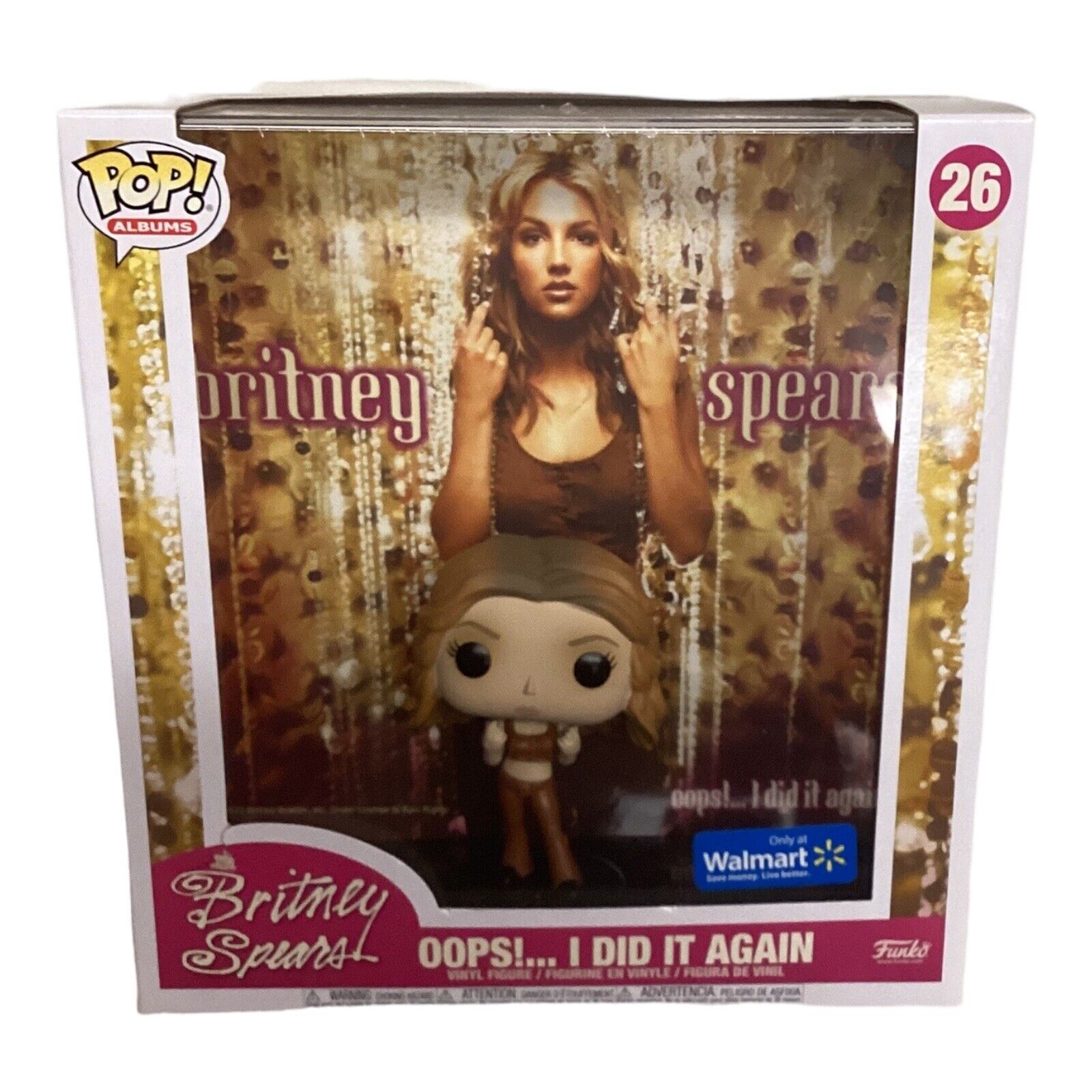 Funko Pop! Album Cover with Case: Oops!... I Did It Again! - Walmart ...