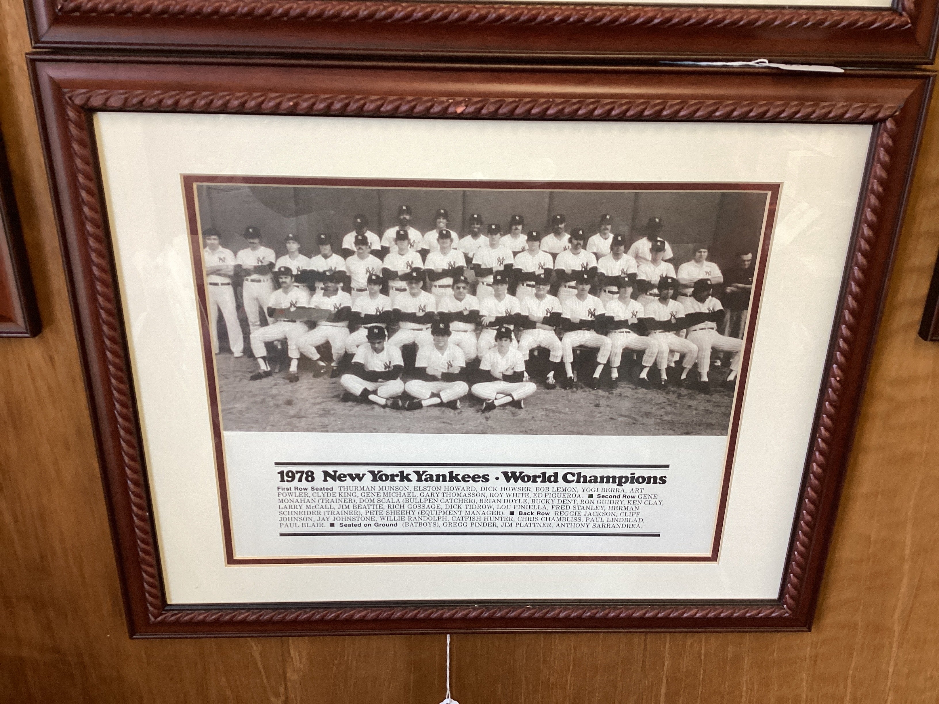 1978 Yankees World Champions Framed Photo – Collective American Traders